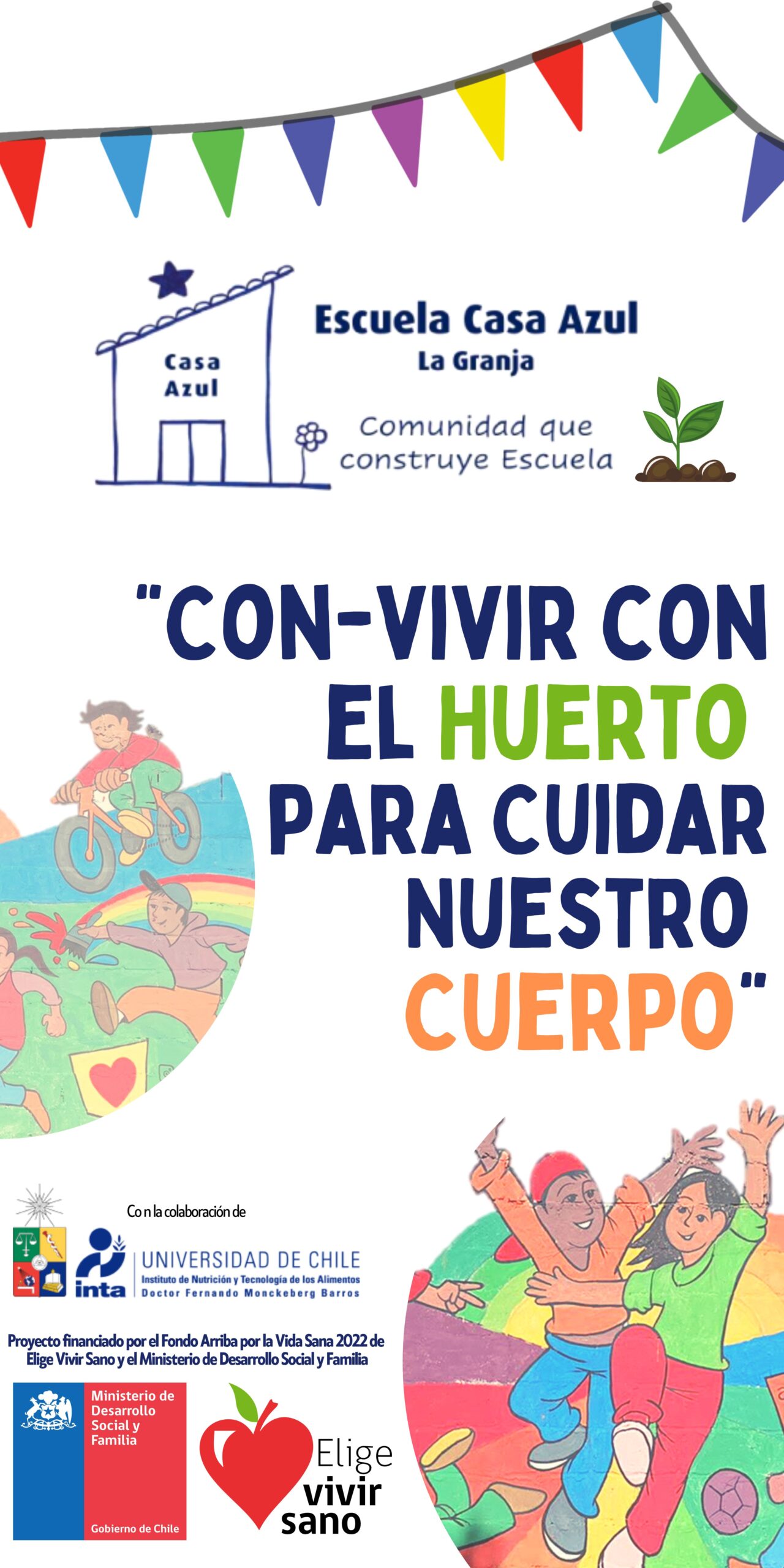 Proyecto “Con-vivir con el huerto, para cuidar nuestro cuerpo” – Escuela Casa Azul
